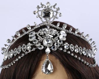 Chain head piece | Etsy