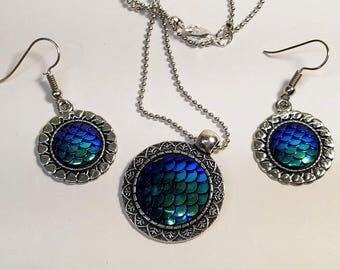 Fish scale jewelry | Etsy