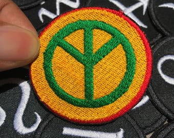 Peace sign patch | Etsy