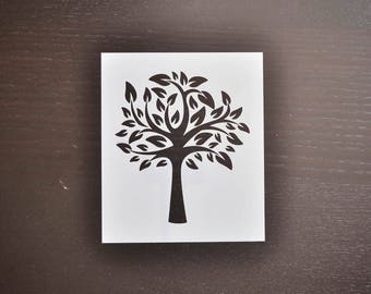 Tree stencil | Etsy