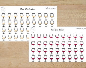 Wine stickers | Etsy