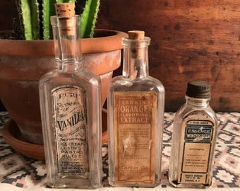 Vintage vanilla extract | Etsy