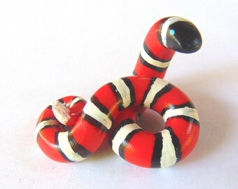 Polymer clay snake | Etsy
