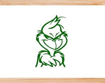 The grinch stickers | Etsy