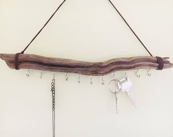 Driftwood key holder | Etsy