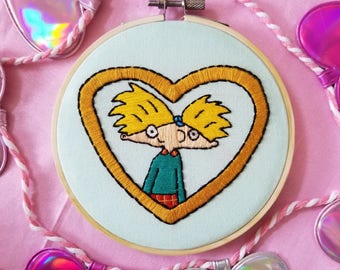 Hey Arnold Helga's Locket Enamel Pin