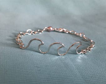 Wave bracelet | Etsy