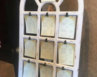 Seating chart frame | Etsy