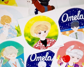 Bts stickers | Etsy
