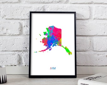 Alaska poster | Etsy