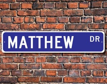 Matthew name sign | Etsy