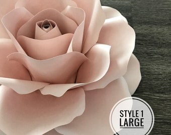 PDF Medium Rose Template