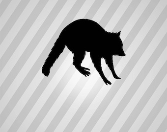 Raccoon silhouette | Etsy