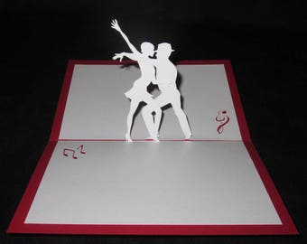 Salsa en la Playa PRINT or CANVAS Salsa Art. Salsa dancers on