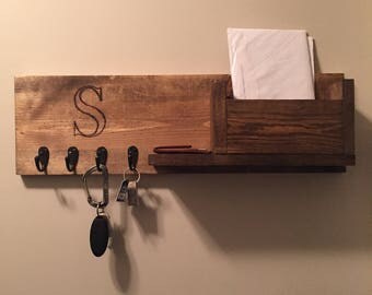 Rustic key holder | Etsy