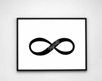 Infinity print | Etsy