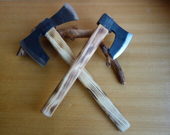 Double bladed axe | Etsy