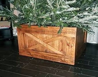 Christmas tree box | Etsy
