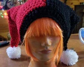 Crochet jester hat | Etsy