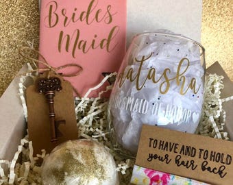 Bridesmaid boxes | Etsy