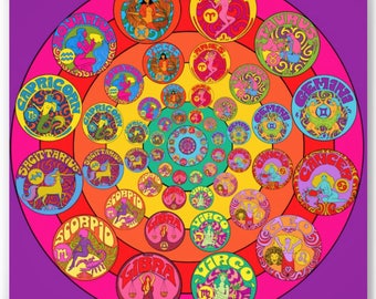 Psychedelic art | Etsy