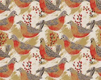 Bird fabric | Etsy