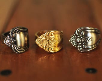 Spoon ring | Etsy