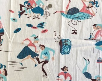 Rock and roll fabric | Etsy