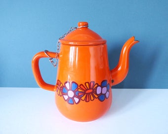 Enamel teapot | Etsy