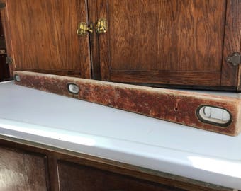 Antique wood level | Etsy