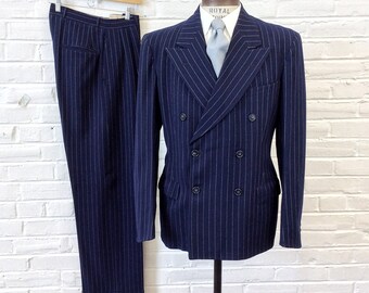 Double breasted suit | Etsy