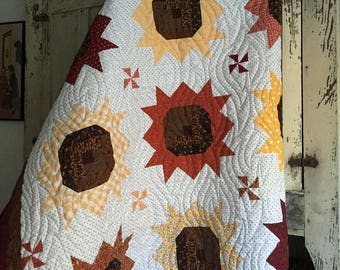 Summer quilt pattern | Etsy