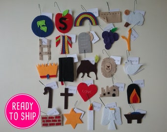 Jesse tree ornaments | Etsy