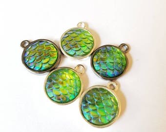 Fish scale jewelry | Etsy