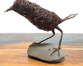 Set of 3 Sea Shell Wire Sculptures by Elizabeth Berrien