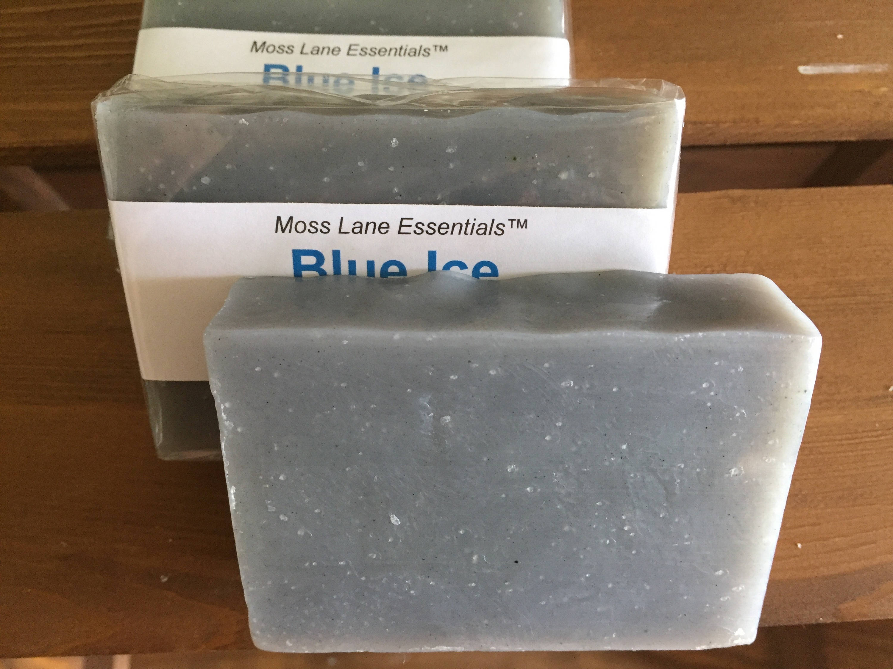 Minty, Refreshing Blue Ice Cold Process Soap with Shea Butter