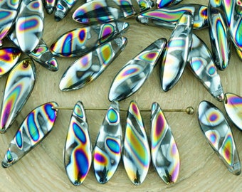 Dichroic beads | Etsy