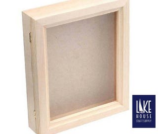 Wood shadow box | Etsy