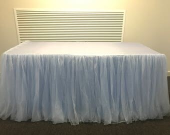 Tulle table skirt | Etsy