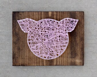 Pig string art | Etsy