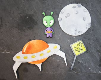 Alien art | Etsy