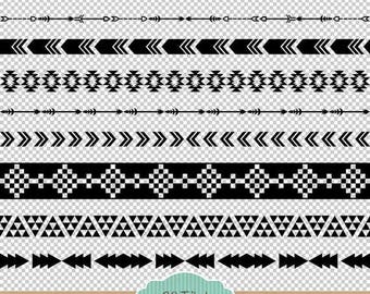 Aztec borders | Etsy