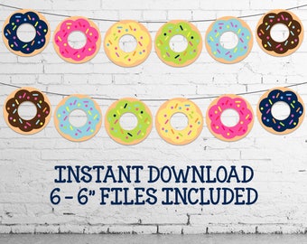 Donut banner | Etsy
