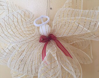 Deco mesh angel | Etsy