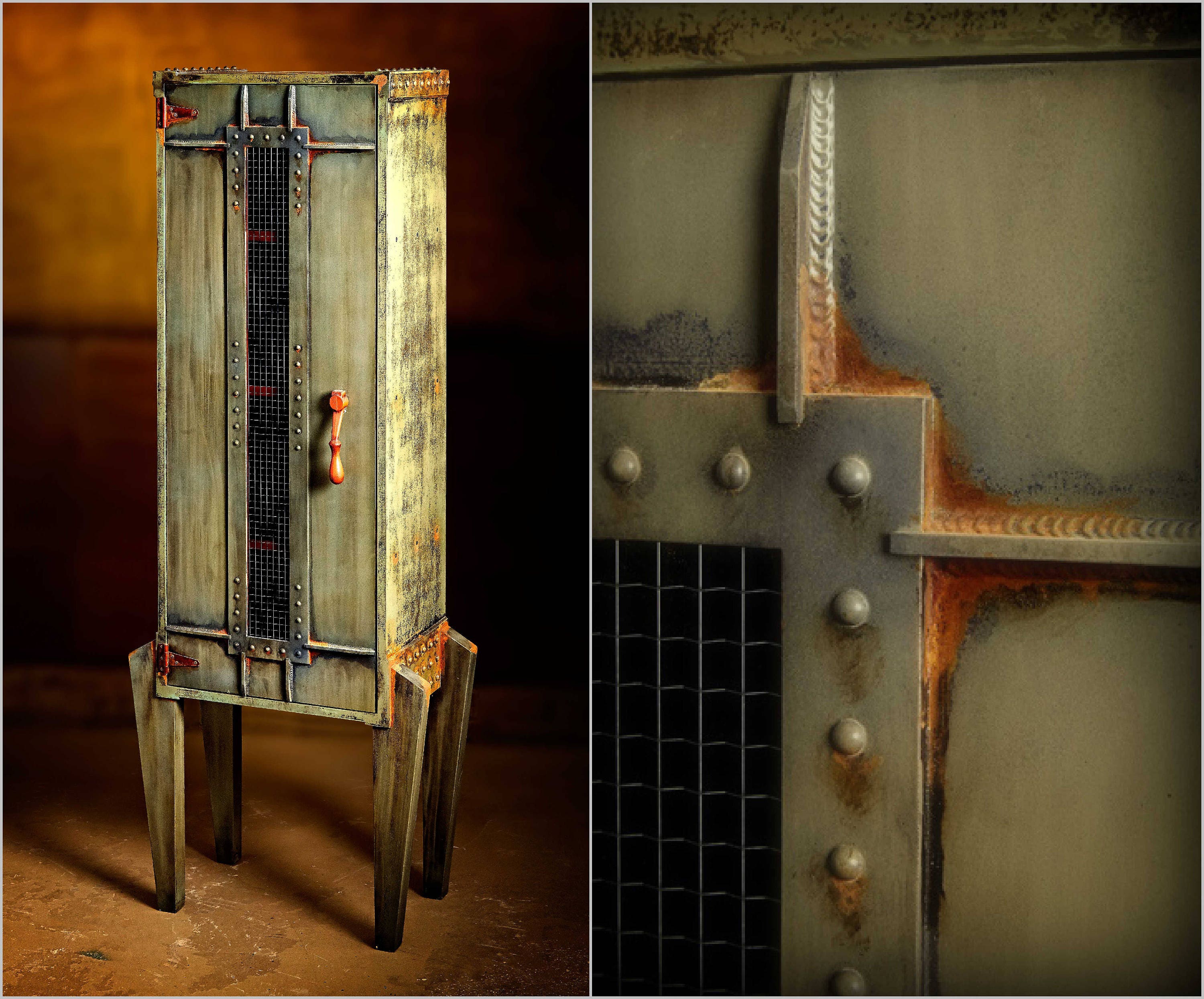 Industrial Style Cabinet. Steampunk Style