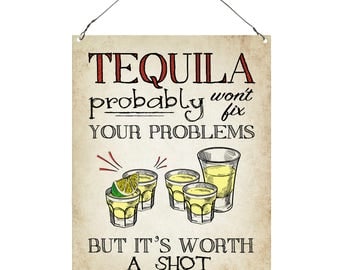 Tequila sign | Etsy