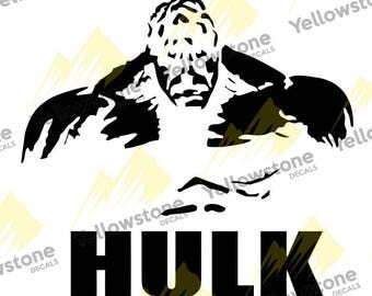 Hulk decal | Etsy