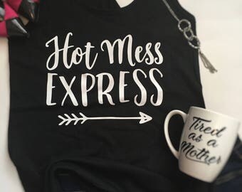 Hot mess shirt | Etsy