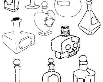 Poison stencil | Etsy