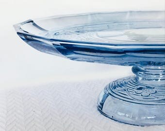 Blue cake stand | Etsy